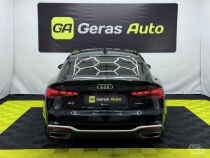 Черный Ауди A5 Sportback 2022 в Авиженяй, объемом двигателя 2.00 л и пробегом 68 тыс. км за 33990 €, фото 5 на AUTOMOTO.COM.LV