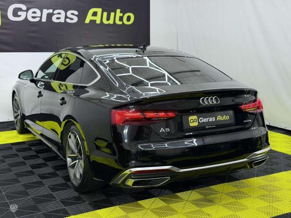 Черный Ауди A5 Sportback 2022 в Вильнюс, объемом двигателя 1.98 л и пробегом 68 тыс. км за 33990 €, фото 6 на AUTOMOTO.COM.LV
