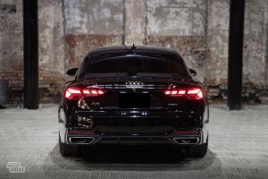 Black Audi A5 Sportback 2023 in Kaunas, with an engine capacity of 2.00 L and mileage of 10 thousand km for 25800 €, photo 6 on AUTOMOTO.COM.LV