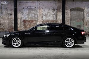 Black Audi A5 Sportback 2023 in Kaunas, with an engine capacity of 2.00 L and mileage of 10 thousand km for 25800 €, photo 7 on AUTOMOTO.COM.LV