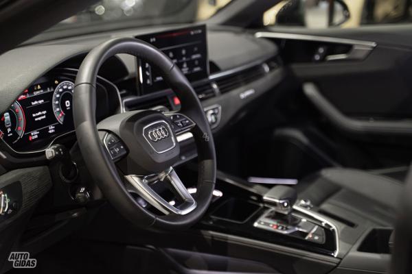 Black Audi A5 Sportback 2023 in Kaunas, with an engine capacity of 2.00 L and mileage of 10 thousand km for 25800 €, photo 8 on AUTOMOTO.COM.LV