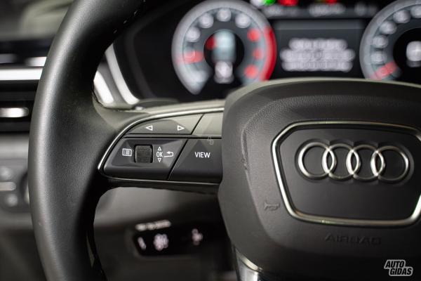 Black Audi A5 Sportback 2023 in Kaunas, with an engine capacity of 2.00 L and mileage of 10 thousand km for 25800 €, photo 9 on AUTOMOTO.COM.LV