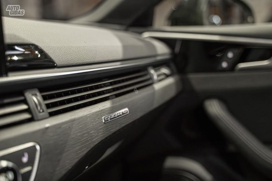 Black Audi A5 Sportback 2023 in Kaunas, with an engine capacity of 2.00 L and mileage of 10 thousand km for 25800 €, photo 12 on AUTOMOTO.COM.LV