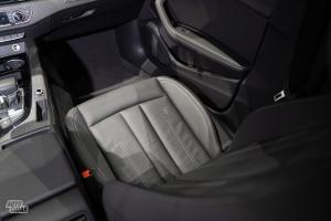 Black Audi A5 Sportback 2023 in Kaunas, with an engine capacity of 2.00 L and mileage of 10 thousand km for 25800 €, photo 14 on AUTOMOTO.COM.LV