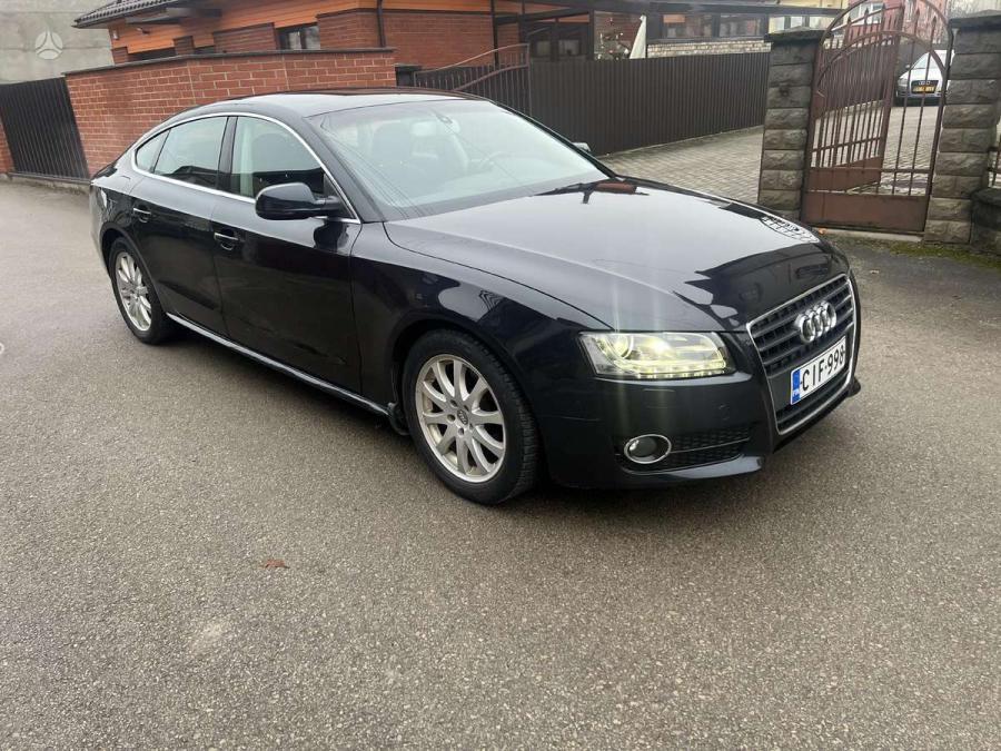 Синий Ауди A5 Sportback 2011 в Каунас, объемом двигателя 1.97 л и пробегом 240 тыс. км за 6900 €, фото 4 на AUTOMOTO.COM.LV