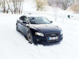 Blue Audi A5 Sportback 2011 in Kaunas, with an engine capacity of 1.98 L and mileage of 235 thousand km for 4700 €, photo  on AUTOMOTO.COM.LV
