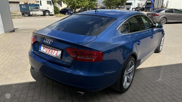 Синий Ауди A5 Sportback 2011 в Мариямполе, объемом двигателя 2.97 л и пробегом 291 тыс. км за 8700 €, фото 7 на AUTOMOTO.COM.LV