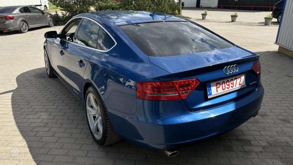 Синий Ауди A5 Sportback 2011 в Мариямполе, объемом двигателя 2.97 л и пробегом 291 тыс. км за 8700 €, фото 9 на AUTOMOTO.COM.LV