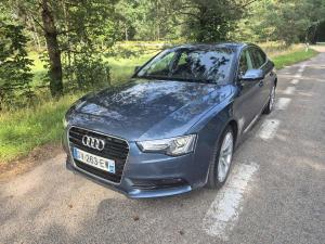 Zils Audi A5 Sportback 2015 Tauragė, ar dzinēja tilpumu 1.97 L un nobraukumu 250 tūkst. km par 10500 €, foto  vietnē AUTOMOTO.COM.LV