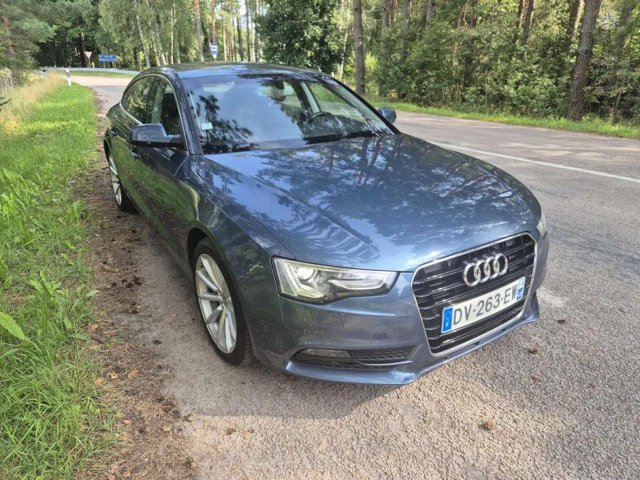 Zils Audi A5 Sportback 2015 Tauragė, ar dzinēja tilpumu 1.97 L un nobraukumu 250 tūkst. km par 10500 €, foto 4 vietnē AUTOMOTO.COM.LV