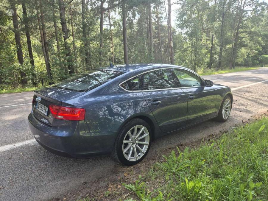 Zils Audi A5 Sportback 2015 Tauragė, ar dzinēja tilpumu 1.97 L un nobraukumu 250 tūkst. km par 10500 €, foto 6 vietnē AUTOMOTO.COM.LV