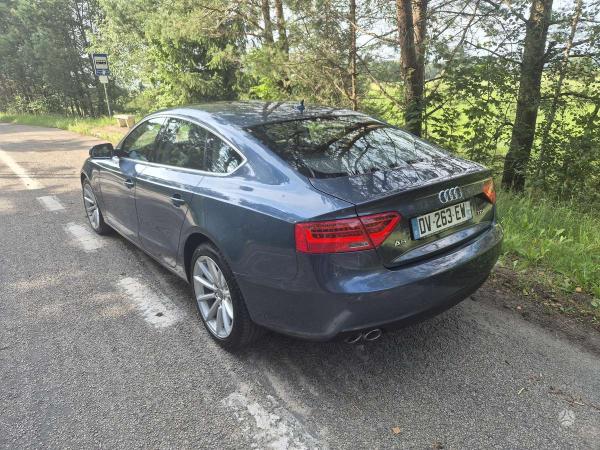 Blue Audi A5 Sportback 2015 in Taurage, with an engine capacity of 1.97 L and mileage of 250 thousand km for 10500 €, photo 7 on AUTOMOTO.COM.LV