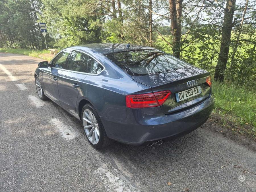 Zils Audi A5 Sportback 2015 Tauragė, ar dzinēja tilpumu 1.97 L un nobraukumu 250 tūkst. km par 10500 €, foto 8 vietnē AUTOMOTO.COM.LV