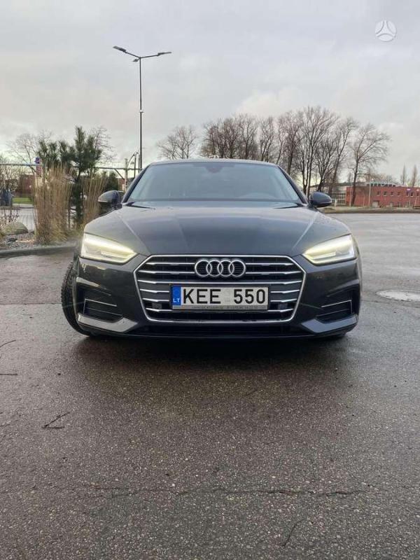 Zils Audi A5 Sportback 2018 Klaipėda, ar dzinēja tilpumu 1.97 L un nobraukumu 104 tūkst. km par 19500 €, foto 4 vietnē AUTOMOTO.COM.LV