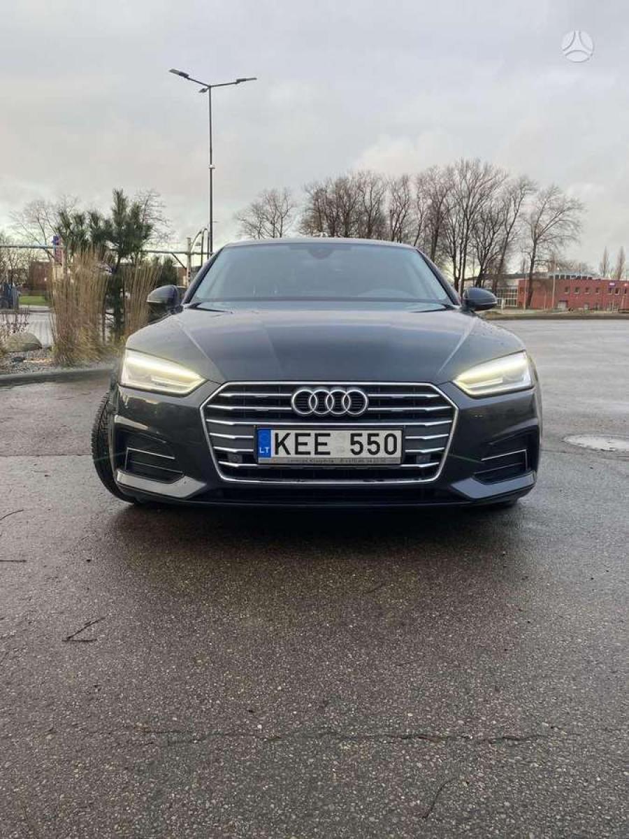 Zils Audi A5 Sportback 2018 Klaipėda, ar dzinēja tilpumu 1.97 L un nobraukumu 104 tūkst. km par 19500 €, foto 4 vietnē AUTOMOTO.COM.LV