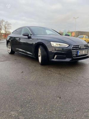 Zils Audi A5 Sportback 2018 Klaipėda, ar dzinēja tilpumu 1.97 L un nobraukumu 104 tūkst. km par 19500 €, foto 5 vietnē AUTOMOTO.COM.LV