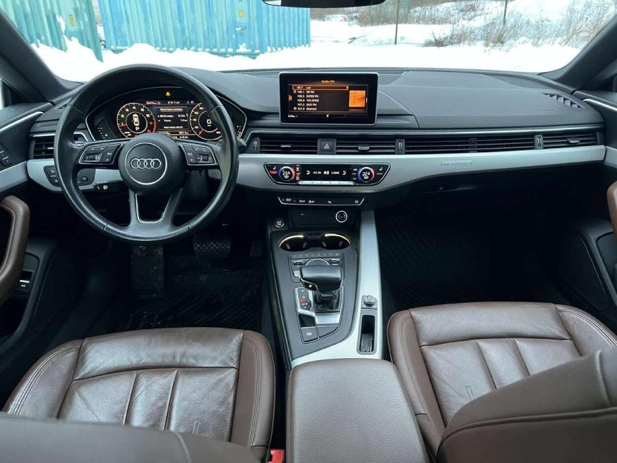 Blue Audi A5 Sportback 2018 in Vilnius, with an engine capacity of 1.98 L and mileage of 211 thousand km for 18300 €, photo 23 on AUTOMOTO.COM.LV