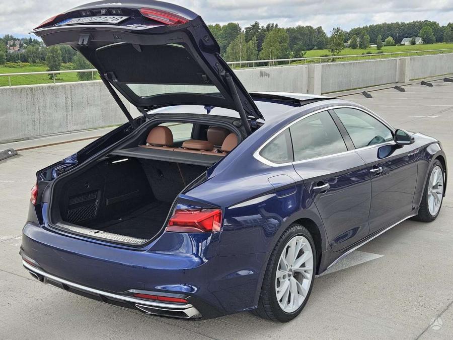 Zils Audi A5 Sportback 2020 Viļņa, ar dzinēja tilpumu 2.00 L un nobraukumu 35 tūkst. km par 15500 €, foto 11 vietnē AUTOMOTO.COM.LV
