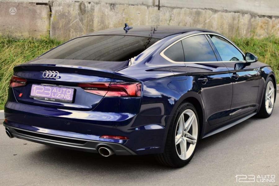 Синий Ауди A5 Sportback 2020 в Кретинга, объемом двигателя 2.00 л и пробегом 201 тыс. км за 19400 €, фото 10 на AUTOMOTO.COM.LV