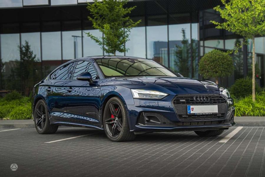 Синий Ауди A5 Sportback 2020 в Вильнюс, объемом двигателя 2.97 л и пробегом 153 тыс. км за 29500 €, фото 1 на AUTOMOTO.COM.LV