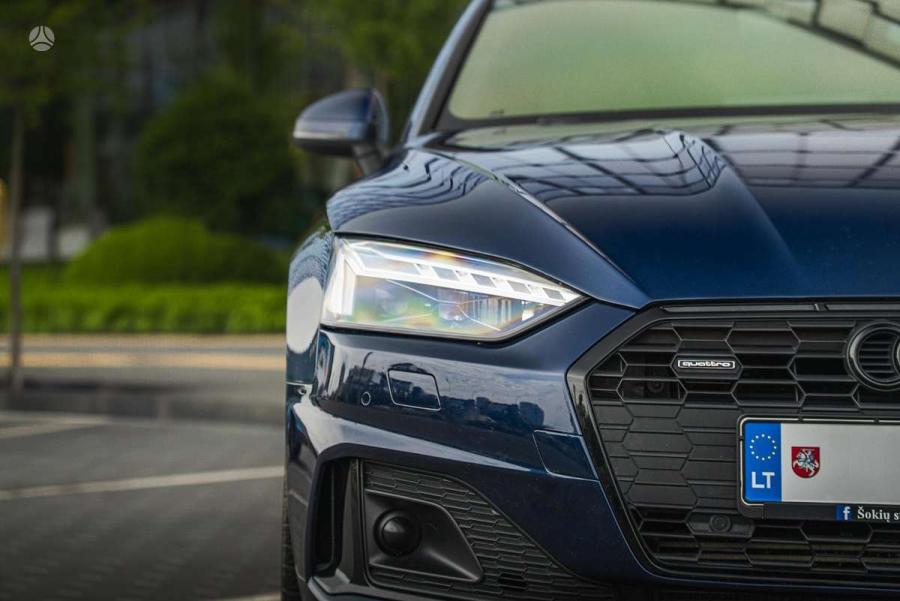 Синий Ауди A5 Sportback 2020 в Вильнюс, объемом двигателя 2.97 л и пробегом 153 тыс. км за 29500 €, фото 6 на AUTOMOTO.COM.LV