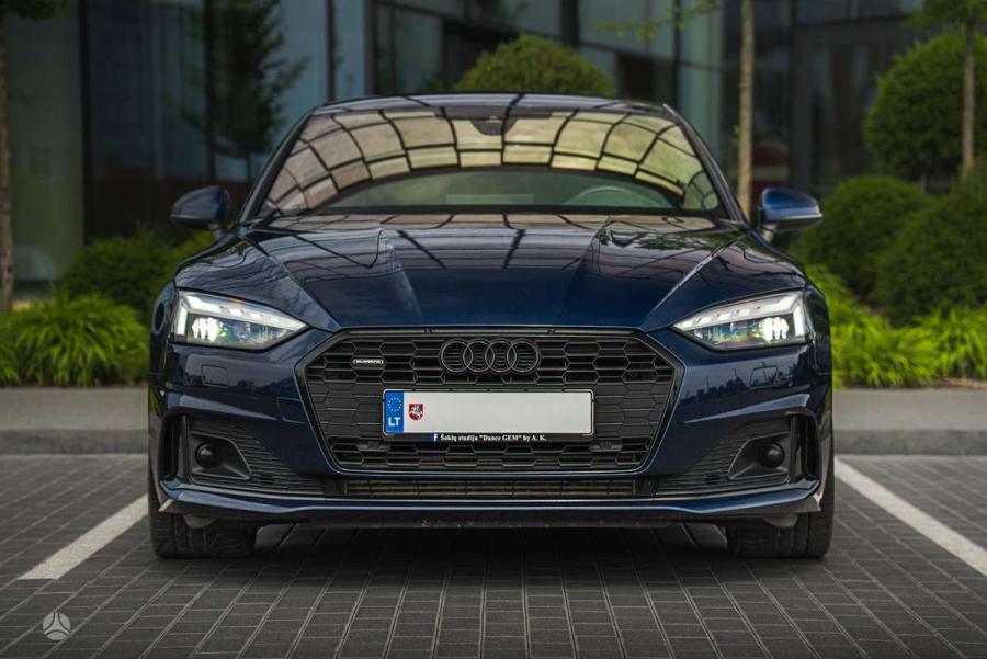 Синий Ауди A5 Sportback 2020 в Вильнюс, объемом двигателя 2.97 л и пробегом 153 тыс. км за 29500 €, фото 12 на AUTOMOTO.COM.LV