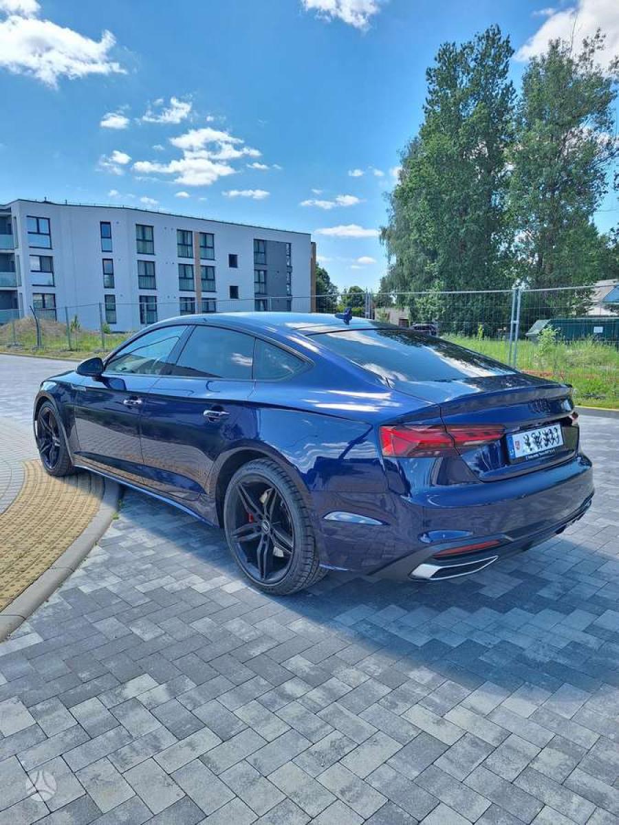 Синий Ауди A5 Sportback 2020 в Вильнюс, объемом двигателя 2.97 л и пробегом 153 тыс. км за 29500 €, фото 36 на AUTOMOTO.COM.LV