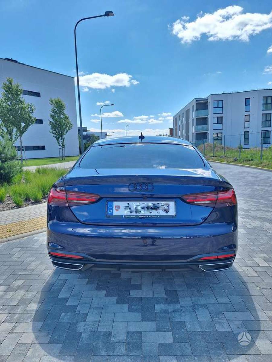 Синий Ауди A5 Sportback 2020 в Вильнюс, объемом двигателя 2.97 л и пробегом 153 тыс. км за 29500 €, фото 37 на AUTOMOTO.COM.LV