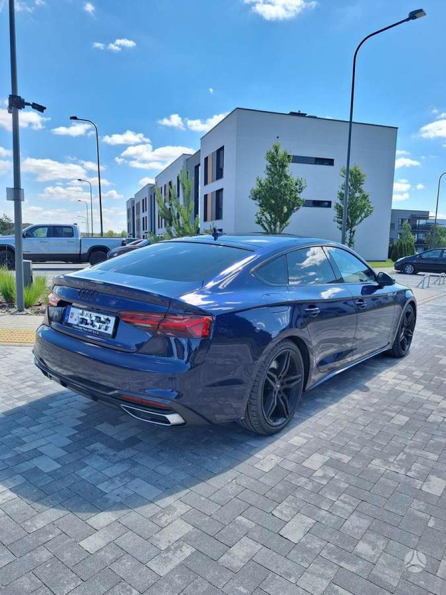 Синий Ауди A5 Sportback 2020 в Вильнюс, объемом двигателя 2.97 л и пробегом 153 тыс. км за 29500 €, фото 38 на AUTOMOTO.COM.LV