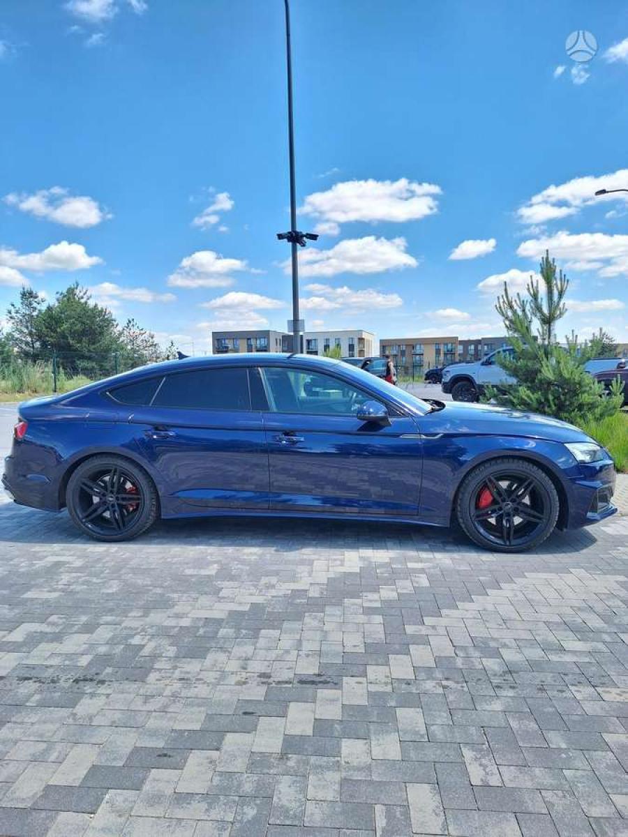 Синий Ауди A5 Sportback 2020 в Вильнюс, объемом двигателя 2.97 л и пробегом 153 тыс. км за 29500 €, фото 39 на AUTOMOTO.COM.LV