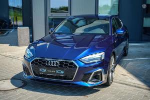 Blue Audi A5 Sportback 2021 in Kaunas, with an engine capacity of 1.97 L and mileage of 156 thousand km for 21750 €, photo 5 on AUTOMOTO.COM.LV