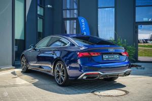 Blue Audi A5 Sportback 2021 in Kaunas, with an engine capacity of 1.97 L and mileage of 156 thousand km for 21750 €, photo 10 on AUTOMOTO.COM.LV