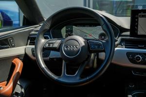 Blue Audi A5 Sportback 2021 in Kaunas, with an engine capacity of 1.97 L and mileage of 156 thousand km for 21750 €, photo 20 on AUTOMOTO.COM.LV