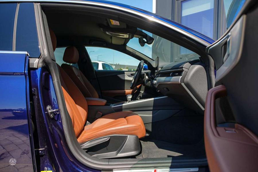 Blue Audi A5 Sportback 2021 in Kaunas, with an engine capacity of 1.97 L and mileage of 156 thousand km for 21750 €, photo 42 on AUTOMOTO.COM.LV