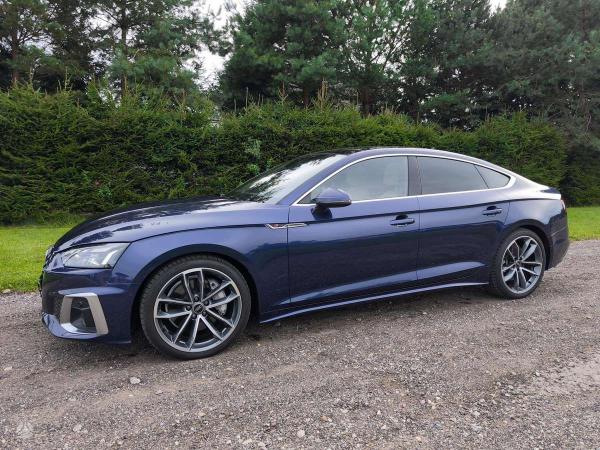 Синий Ауди A5 Sportback 2024 в Вильнюс, объемом двигателя 1.98 л и пробегом 8 тыс. км за 37500 €, фото 4 на AUTOMOTO.COM.LV
