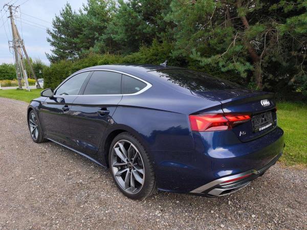 Синий Ауди A5 Sportback 2024 в Вильнюс, объемом двигателя 1.98 л и пробегом 8 тыс. км за 37500 €, фото 5 на AUTOMOTO.COM.LV