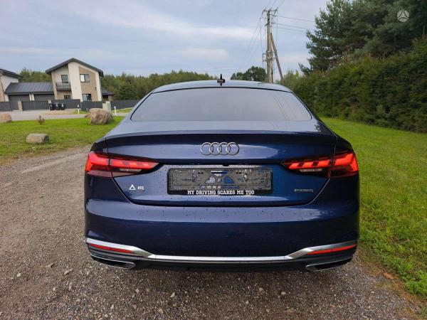 Синий Ауди A5 Sportback 2024 в Вильнюс, объемом двигателя 1.98 л и пробегом 8 тыс. км за 37500 €, фото 6 на AUTOMOTO.COM.LV