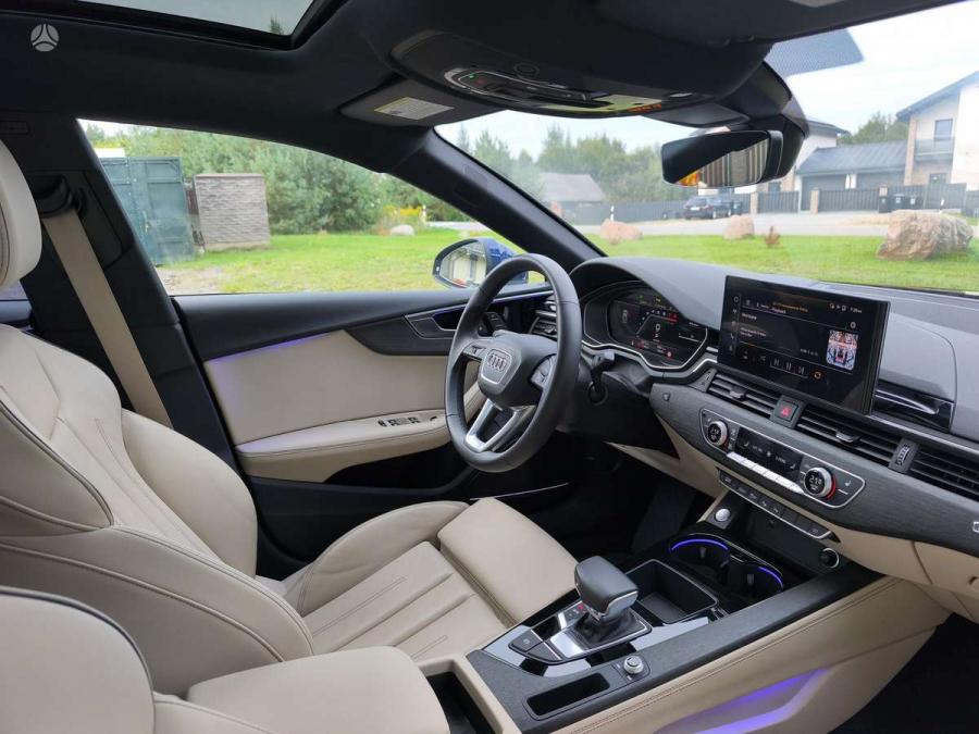 Синий Ауди A5 Sportback 2024 в Вильнюс, объемом двигателя 1.98 л и пробегом 8 тыс. км за 37500 €, фото 19 на AUTOMOTO.COM.LV