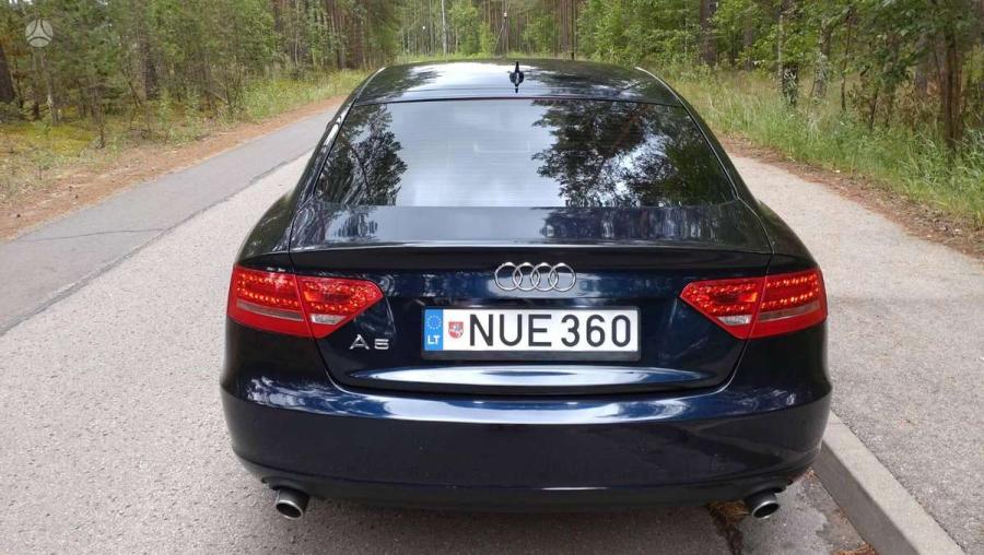 Синий Ауди A5 Sportback 2011 в Варена, объемом двигателя 2.70 л и пробегом 254 тыс. км за 7900 €, фото 5 на AUTOMOTO.COM.LV