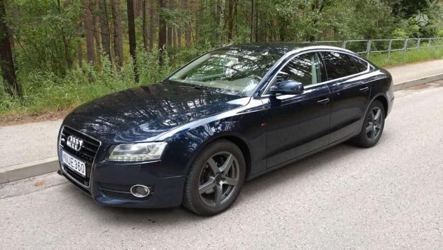Синий Ауди A5 Sportback 2011 в Варена, объемом двигателя 2.70 л и пробегом 254 тыс. км за 7900 €, фото 7 на AUTOMOTO.COM.LV