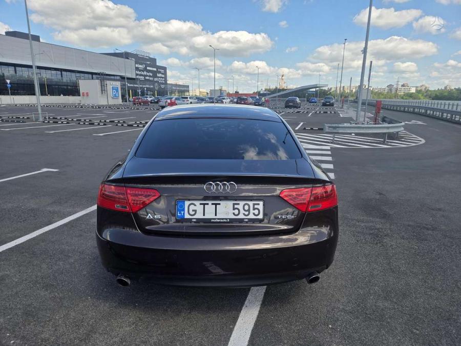 Brown Audi A5 Sportback 2013 in Vilnius, with an engine capacity of 1.80 L and mileage of 159 thousand km for 8500 €, photo 9 on AUTOMOTO.COM.LV