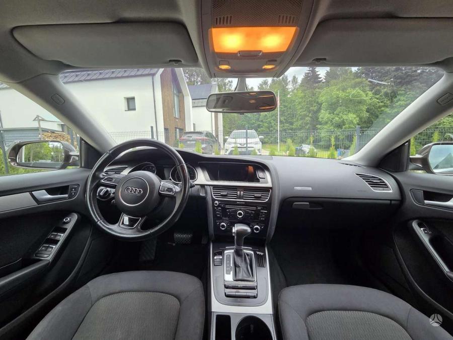 Brown Audi A5 Sportback 2013 in Vilnius, with an engine capacity of 1.80 L and mileage of 159 thousand km for 8500 €, photo 12 on AUTOMOTO.COM.LV