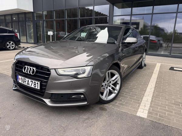 Brown Audi A5 Sportback 2013 in Vilnius, with an engine capacity of 1.97 L and mileage of 231 thousand km for 9700 €, photo 1 on AUTOMOTO.COM.LV