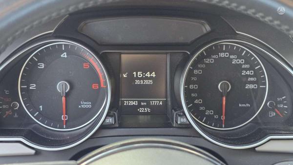 Brown Audi A5 Sportback 2013 in Kaunas, with an engine capacity of 2.97 L and mileage of 212 thousand km for 12000 €, photo 7 on AUTOMOTO.COM.LV