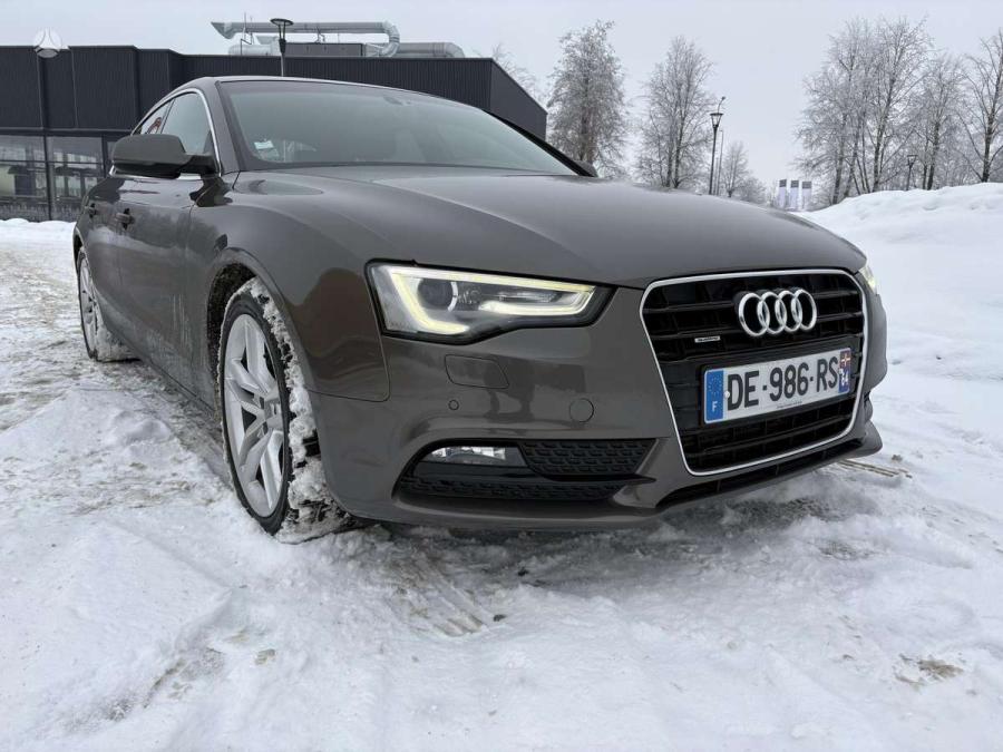 Brūns Audi A5 Sportback 2014 Kauņa, ar dzinēja tilpumu 2.97 L un nobraukumu 240 tūkst. km par 10300 €, foto 1 vietnē AUTOMOTO.COM.LV