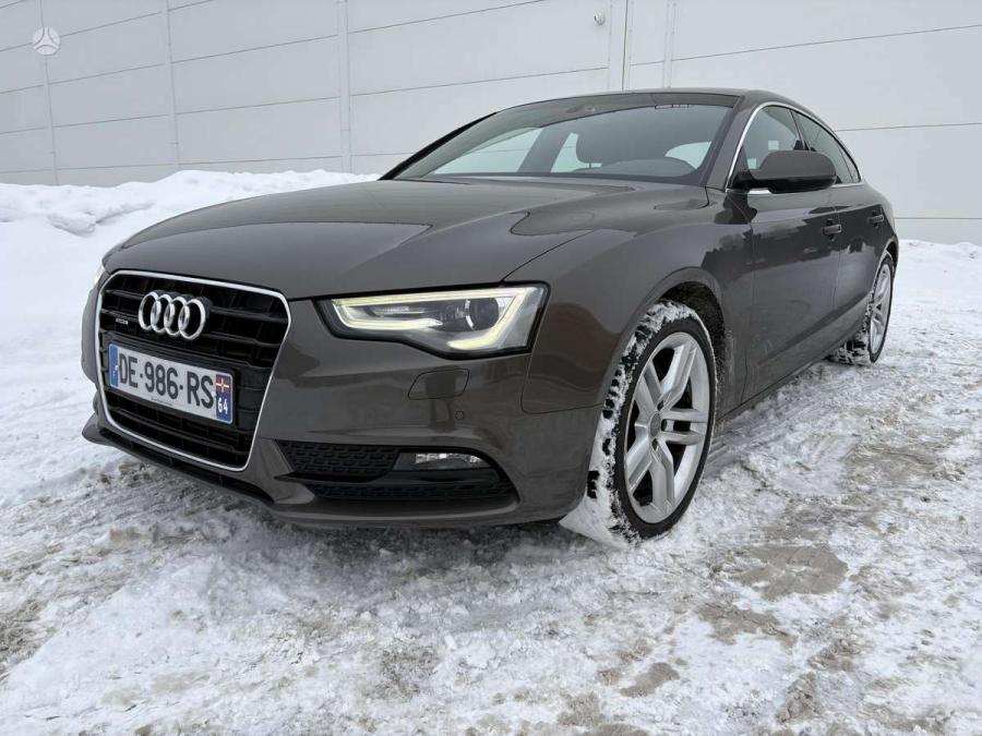 Brūns Audi A5 Sportback 2014 Kauņa, ar dzinēja tilpumu 2.97 L un nobraukumu 240 tūkst. km par 10300 €, foto 7 vietnē AUTOMOTO.COM.LV