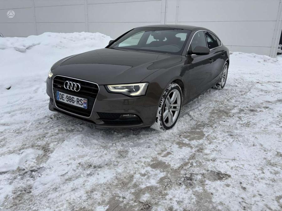 Brūns Audi A5 Sportback 2014 Kauņa, ar dzinēja tilpumu 2.97 L un nobraukumu 240 tūkst. km par 10300 €, foto 8 vietnē AUTOMOTO.COM.LV