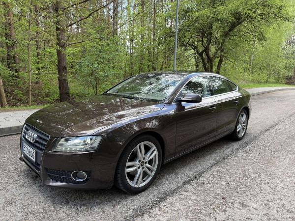 Brown Audi A5 Sportback 2012 in Vilnius, with an engine capacity of 2.00 L and mileage of 234 thousand km for 6900 €, photo 5 on AUTOMOTO.COM.LV