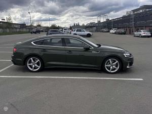Green Audi A5 Sportback 2020 in Kaunas, with an engine capacity of 3.00 L and mileage of 109 thousand km for 32200 €, photo 8 on AUTOMOTO.COM.LV