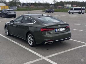 Green Audi A5 Sportback 2020 in Kaunas, with an engine capacity of 3.00 L and mileage of 109 thousand km for 32200 €, photo 9 on AUTOMOTO.COM.LV